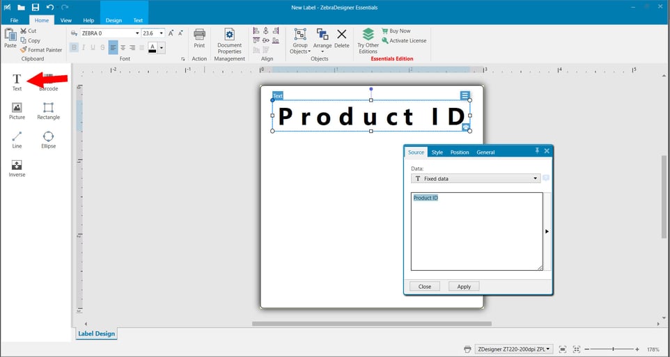 Beginner's guide to label software. Walkthrough creating your first ...